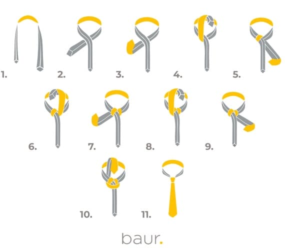 Krawatte binden 10 einfache Anleitungen | BAUR