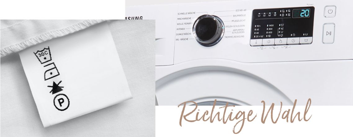 Waschmaschinen-Symbole & passende Waschprogramme | BAUR